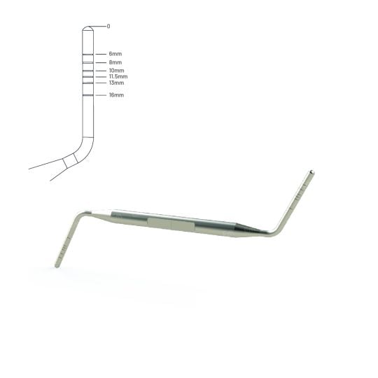 Dental Depth Probe Measuring Tool - Double End