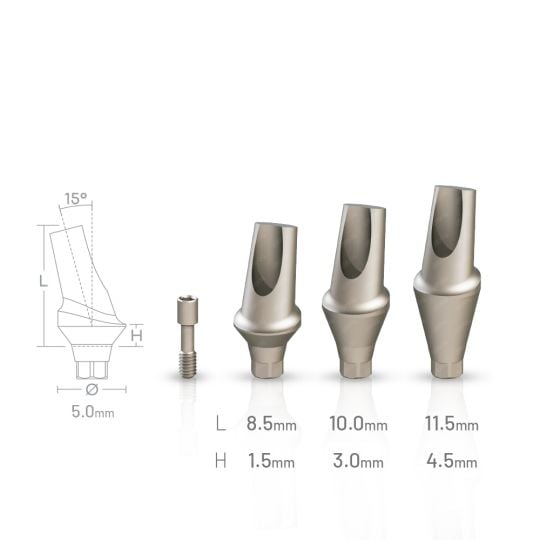15° Angled Anatomic Titanium Abutment | Astra Tech® Conn. TX