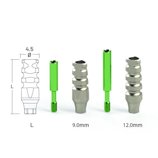 Closed Tray Implant Impression Coping compatible with ImplantSwiss ...