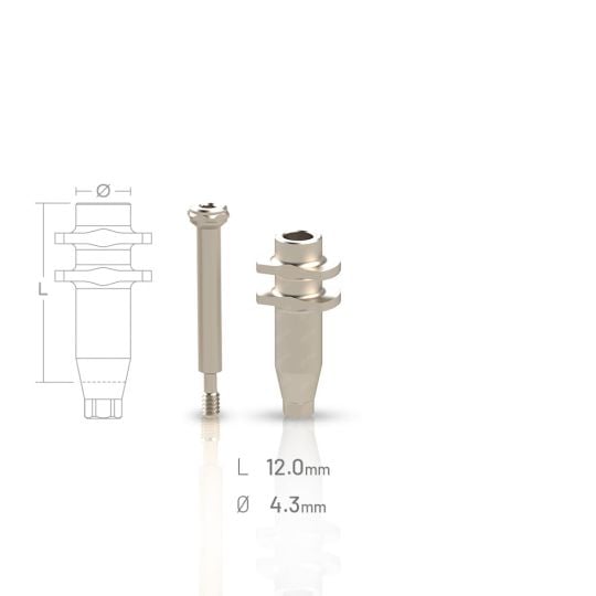 Open Tray Implant Impression Coping fitting with Astra Tech® Conical ...