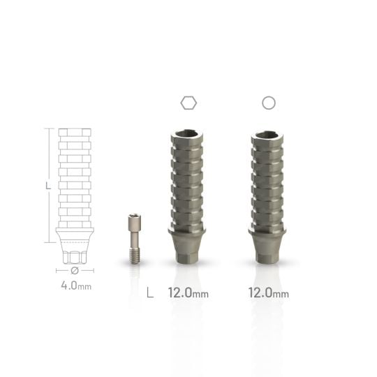 Temporary Titanium Abutment: Osstem® Conical Conn. Mini / NP | USA