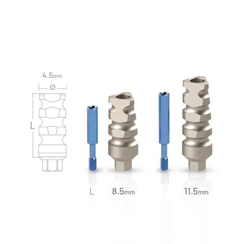 Closed Tray Implant Impression Coping Ø4.5 fitting with Zimmer Biomet ...